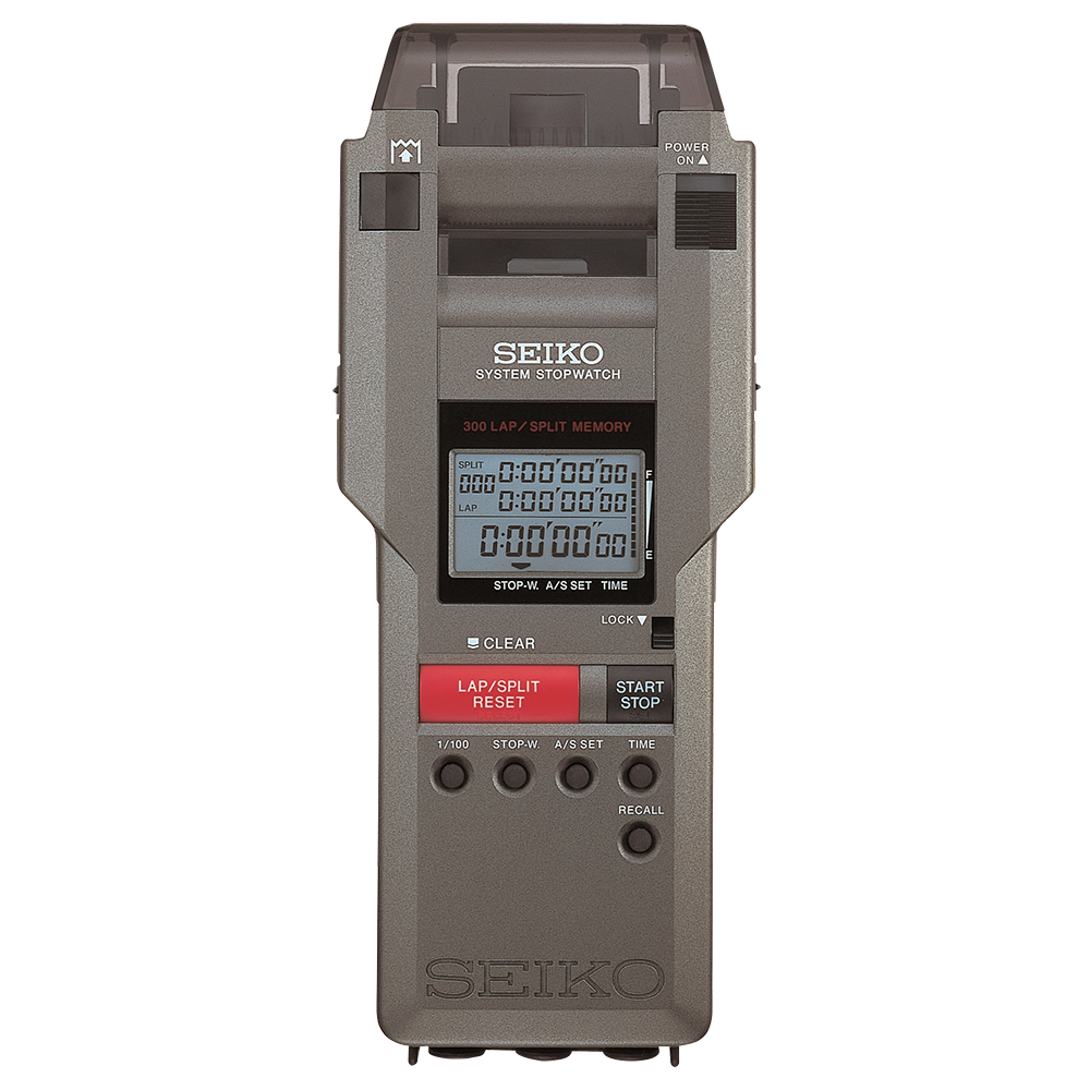 Seiko Digital Stopwatch with Built-In Printer | Seiko Clocks | The ...