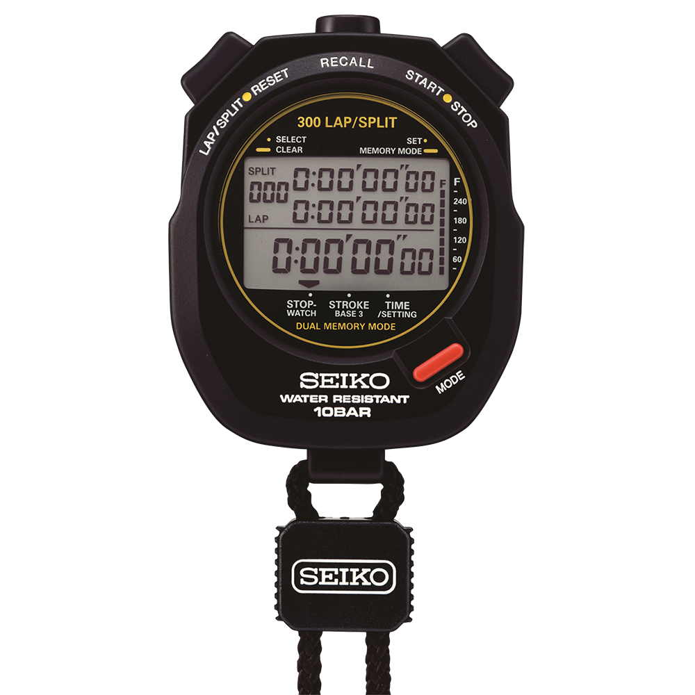 Seiko Digital Swimming/Rowing Stopwatch with stroke and frequency ...