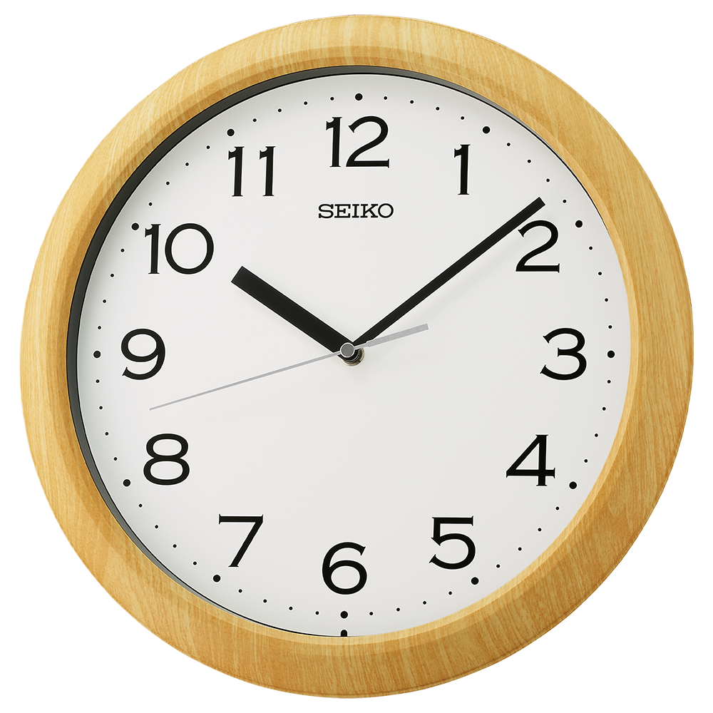 Seiko Timeless Light Brown Wall Clock | Seiko Clocks Official UK Online ...