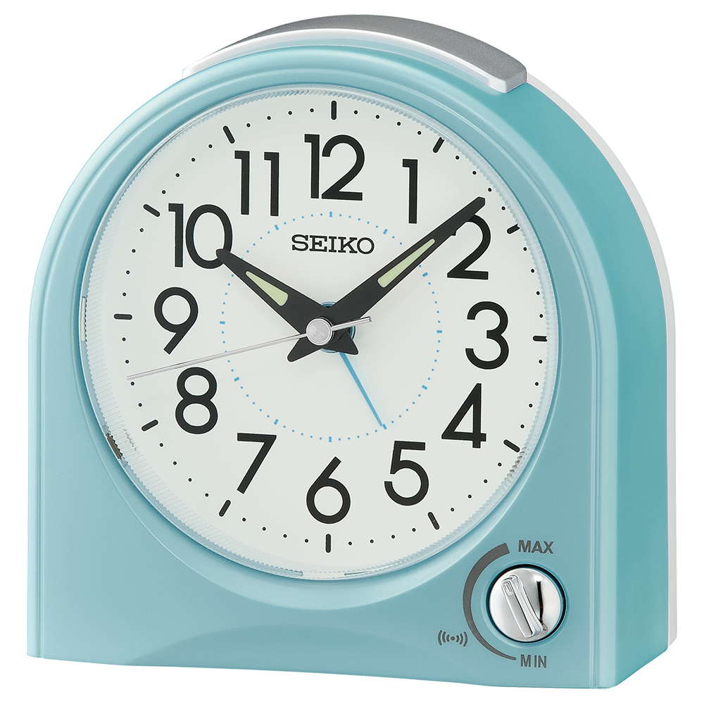 Seiko Timeless Blue Luminous Bell Alarm Clock | Seiko Clocks Official ...