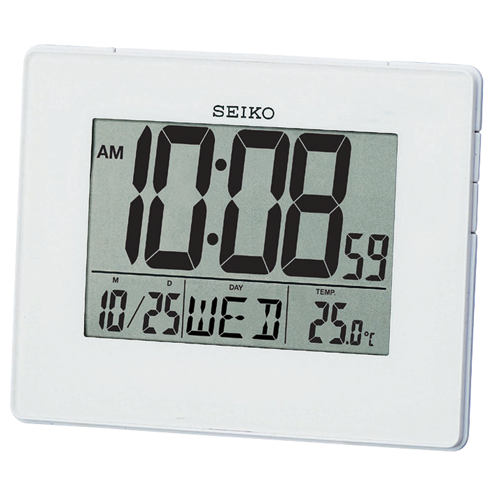 Seiko Multi-Function Display Alarm Clock | Seiko Clocks Official UK ...