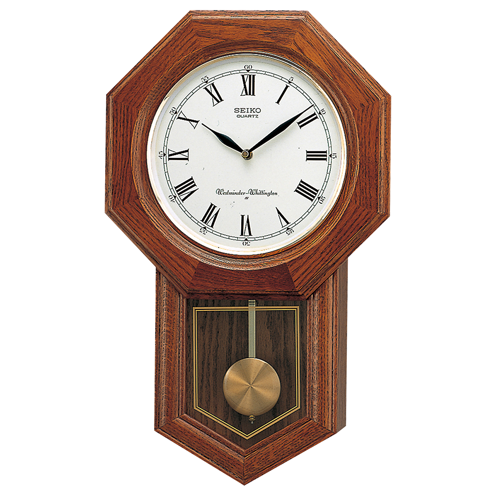 Seiko Traditional Octagon with Pendulum Dual Chime Wall Clock | Seiko ...