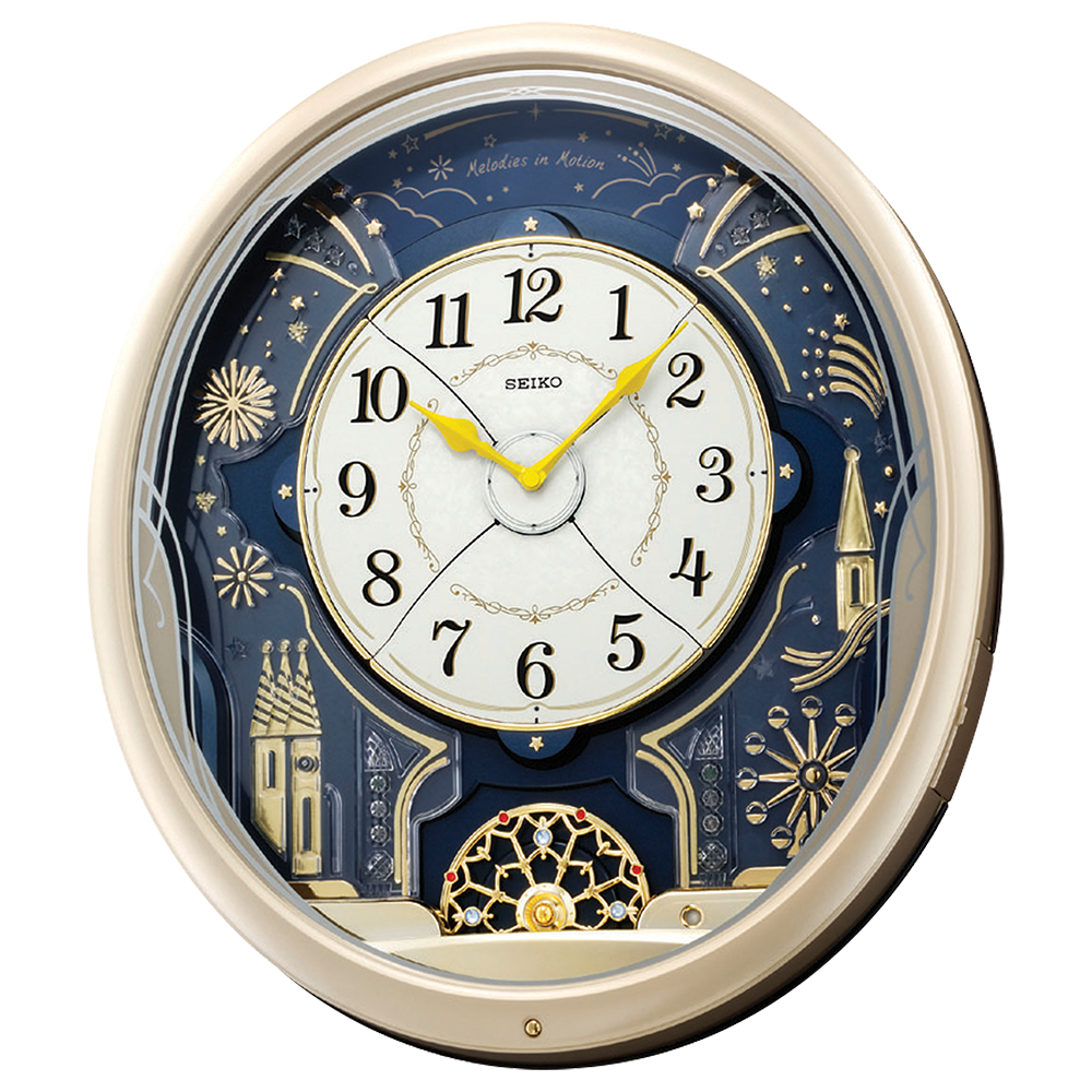 Seiko Melodies in Motion Sparkling LED Wall Clock | Seiko Clocks ...
