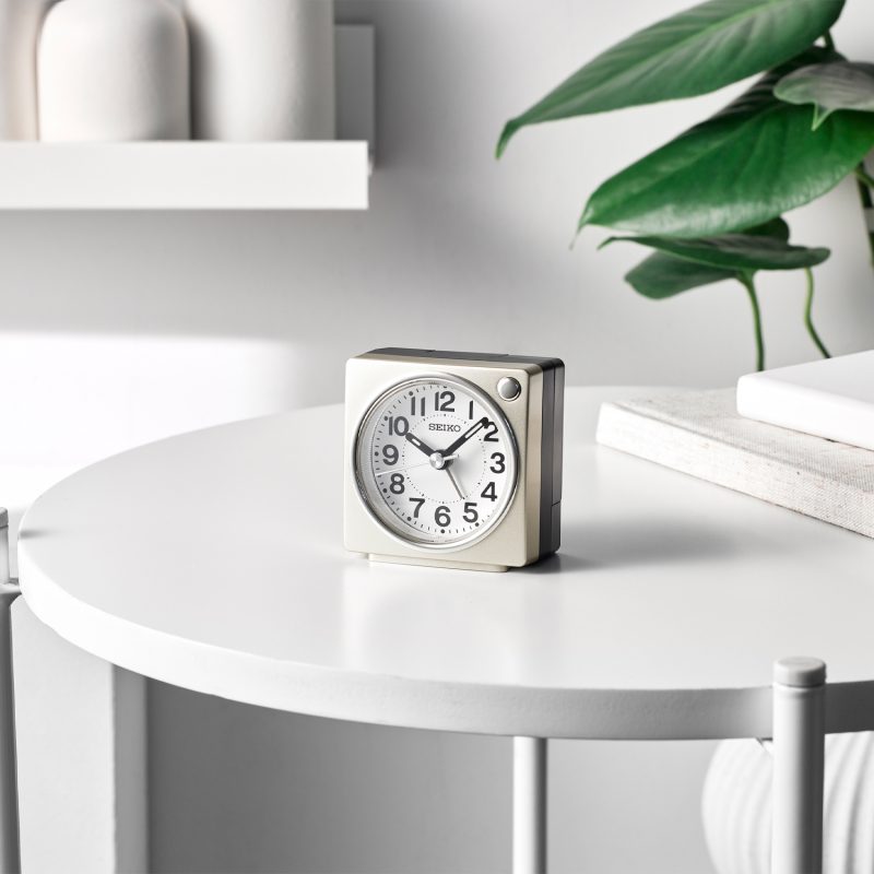 Seiko Retro Gold colour "Quiet Sweep" Alarm Clock | Seiko Clocks | The ...