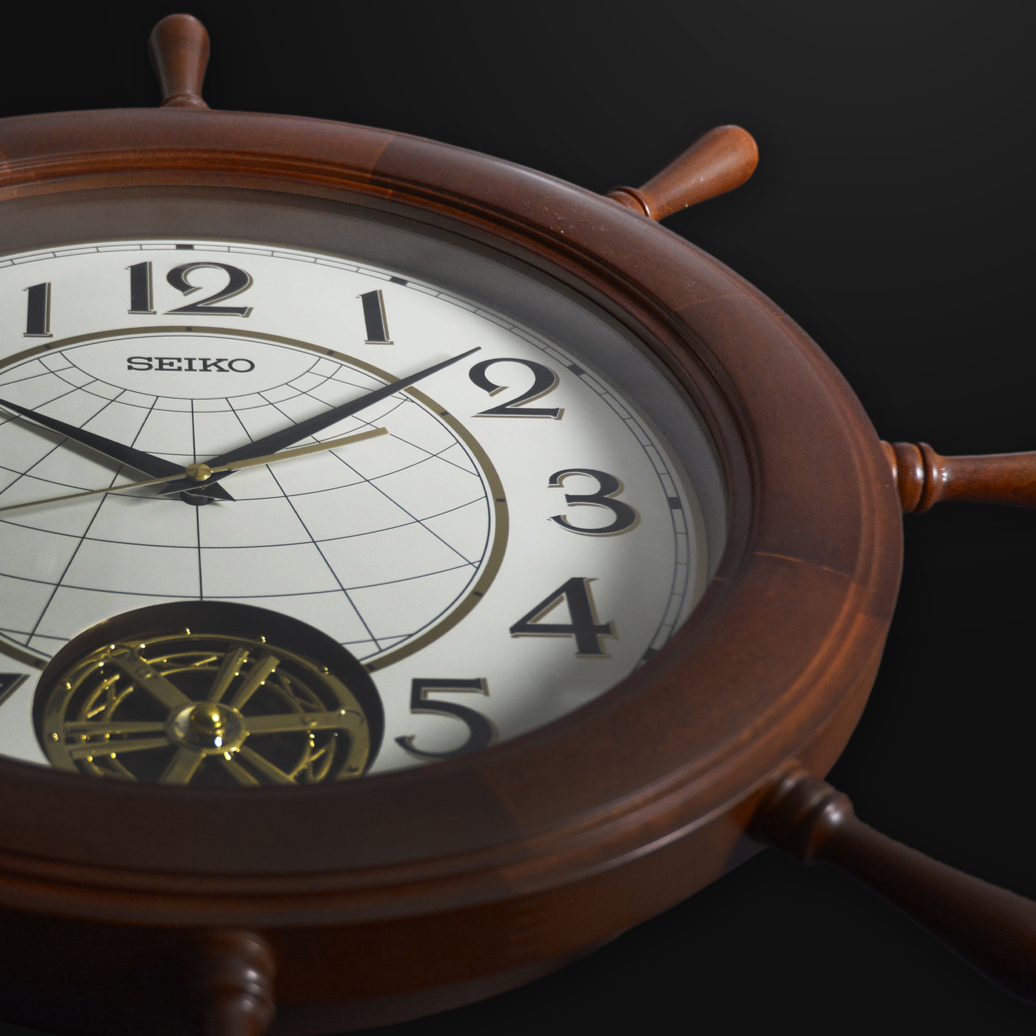 Seiko Traditional Maritime-style Rotating Pendulum Wall Clock | Seiko ...