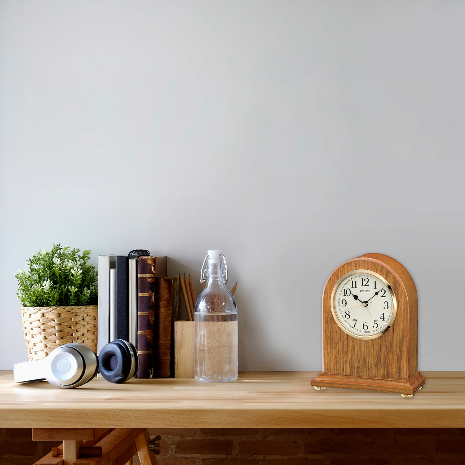 Seiko Traditional Wooden Beep Alarm Mantel Clock | Seiko Clocks | The ...