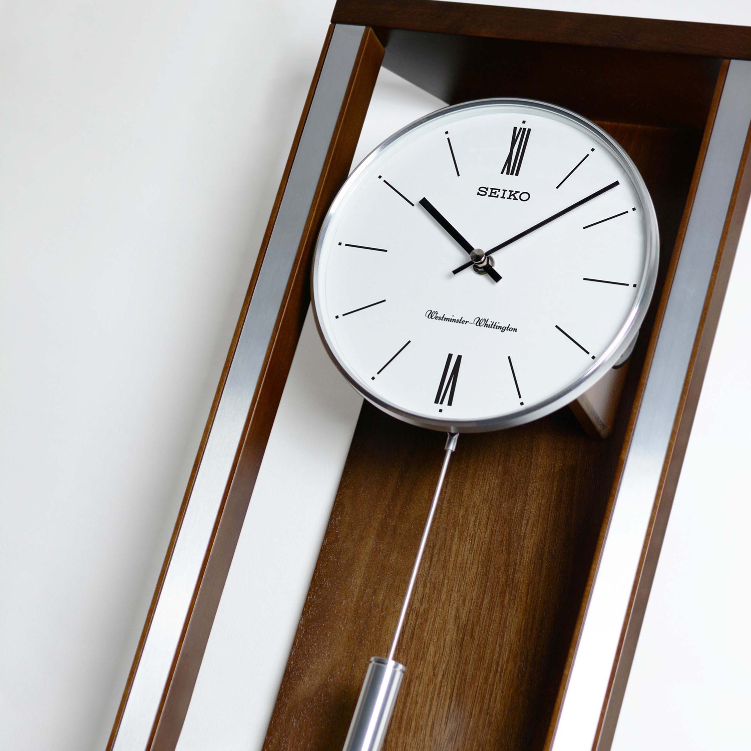 Seiko Timeless Dark Brown Dual Chime Wall Clock | Seiko Clocks | The ...