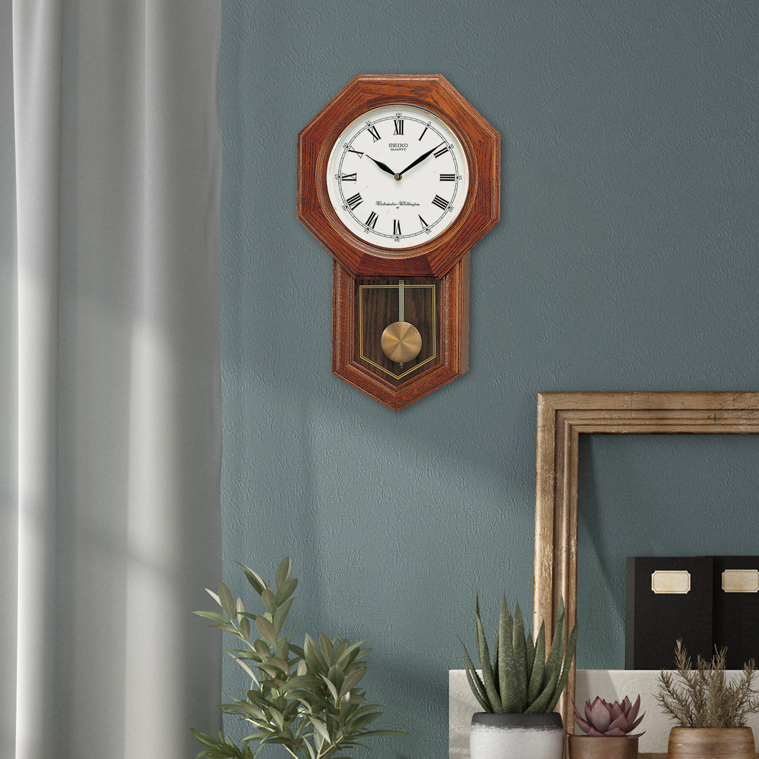 Seiko Traditional Octagon with Pendulum Dual Chime Wall Clock | Seiko ...