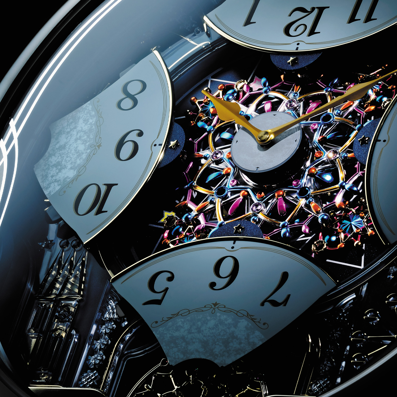 Seiko Melodies in Motion Sparkling LED Wall Clock | Seiko Clocks | The ...