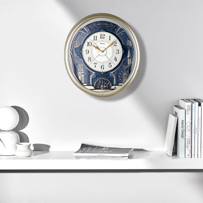 Seiko Melodies in Motion Sparkling LED Wall Clock | Seiko Clocks | The ...