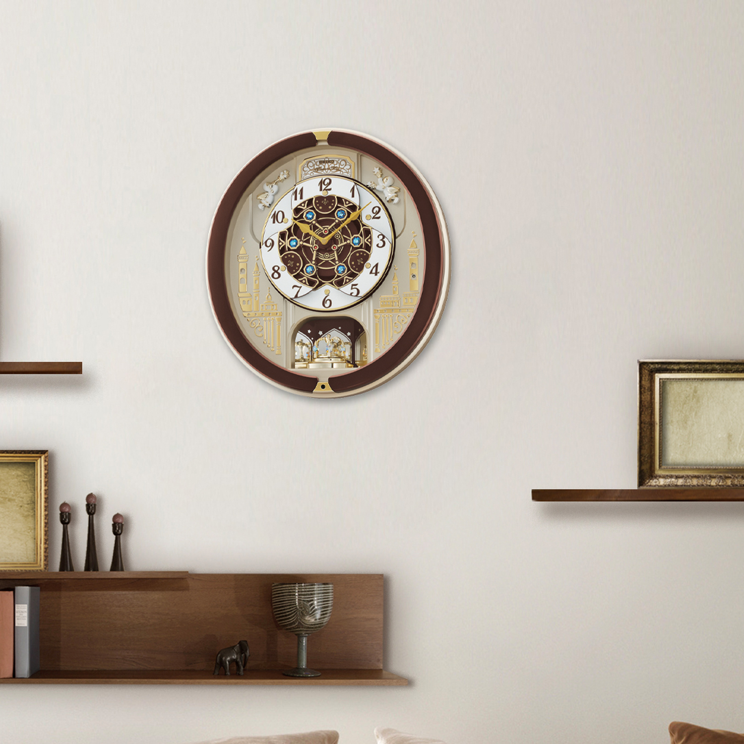 Seiko Melodies in Motion Rotating Pendulum Wall Clock | Seiko Clocks ...
