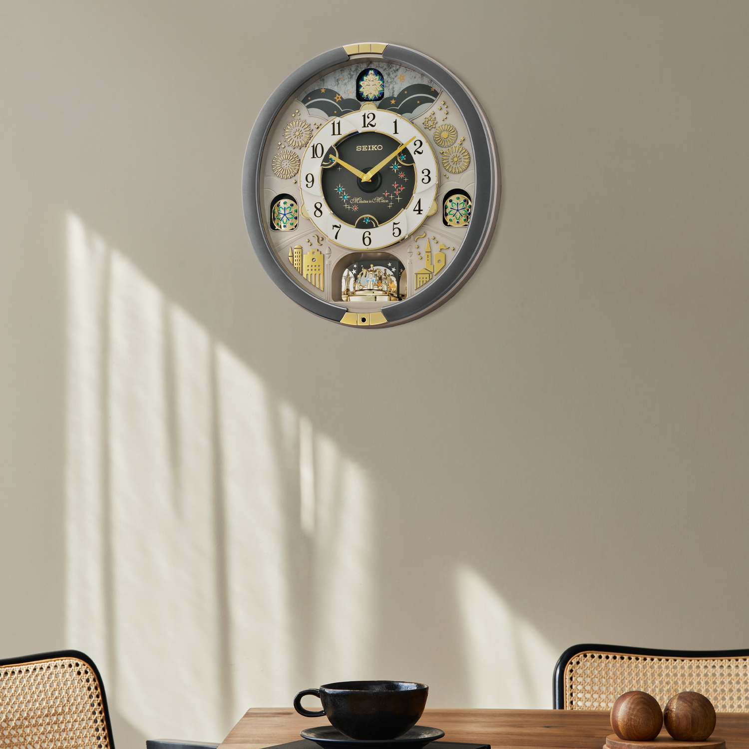 Seiko Melodies in Motion "30 Melodies" Wall Clock | Seiko Clocks | The ...