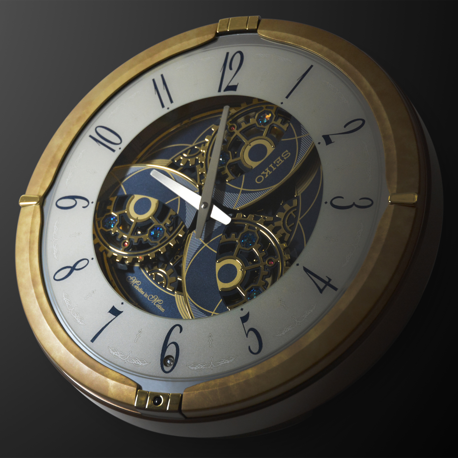 Seiko Melodies in Motion Musical Marble Wall Clock | Seiko Clocks | The ...
