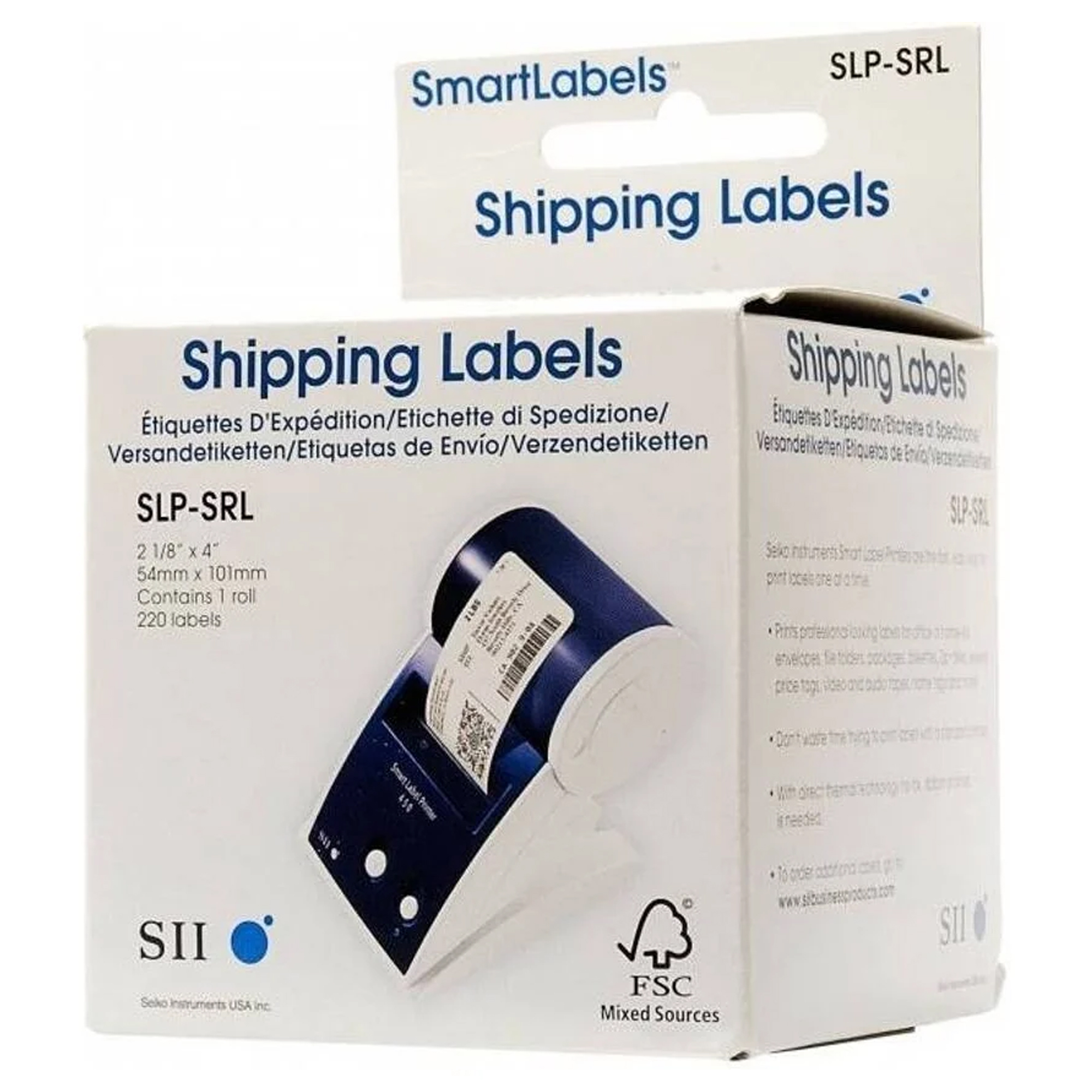 Seiko White Shipping Thermal Labels – 54 x 101mm | Seiko Clocks | The ...