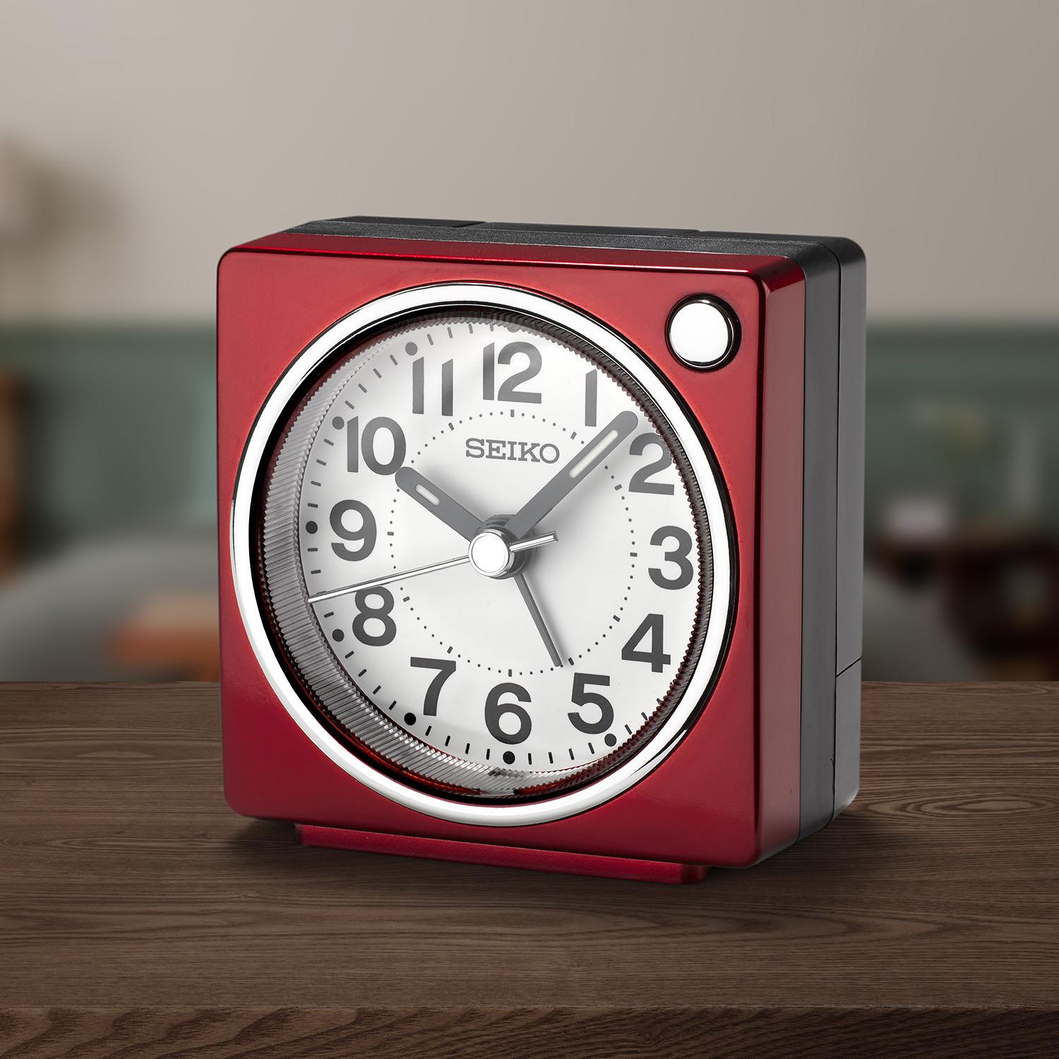 Seiko Retro Red "Quiet Sweep" Alarm Clock | Seiko Clocks Official UK ...