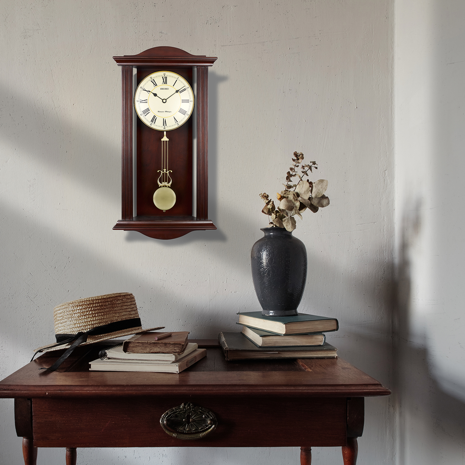 Seiko Traditional Maple Veneer Dual Chime Wall Clock | Seiko Clocks ...