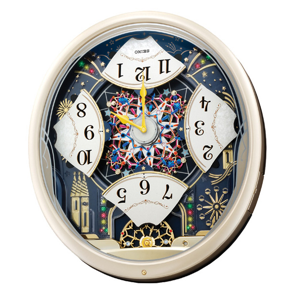 Seiko Melodies in Motion Sparkling LED Wall Clock | Seiko Clocks ...