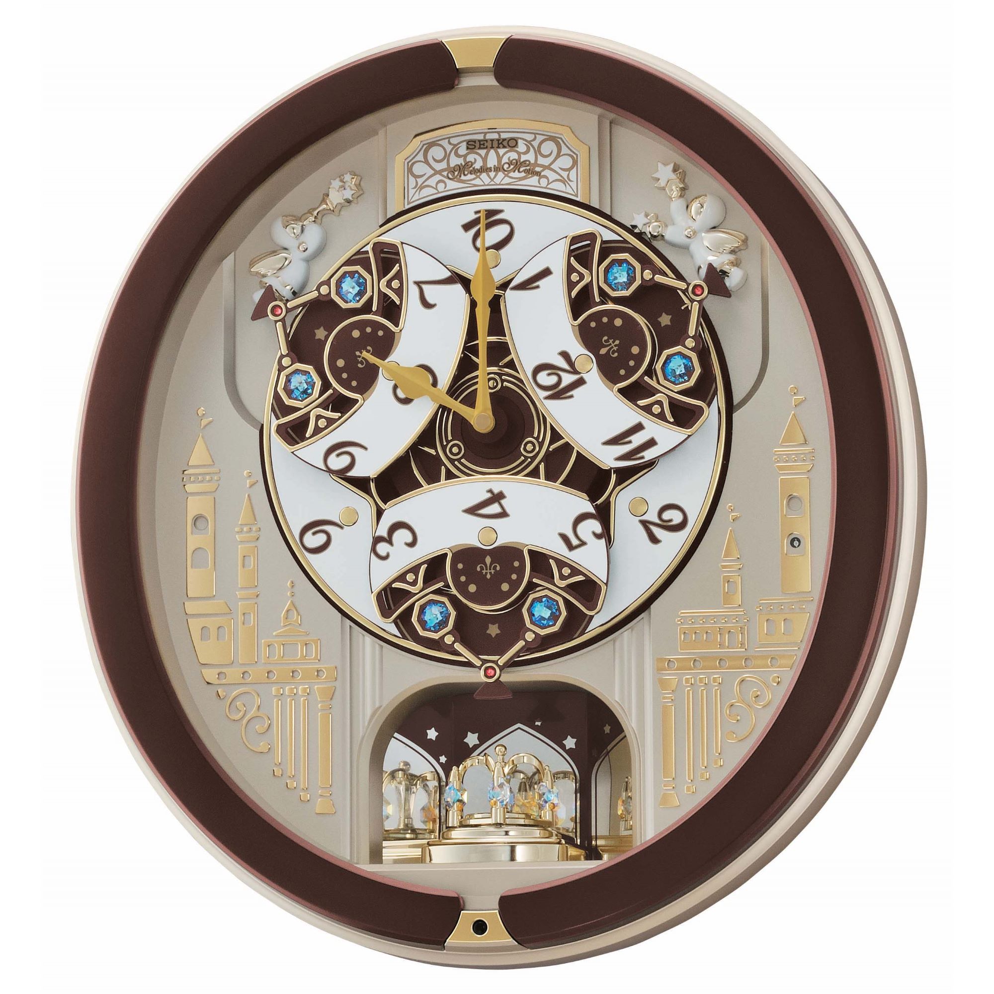 Seiko Melodies in Motion Rotating Pendulum Wall Clock | Seiko Clocks ...