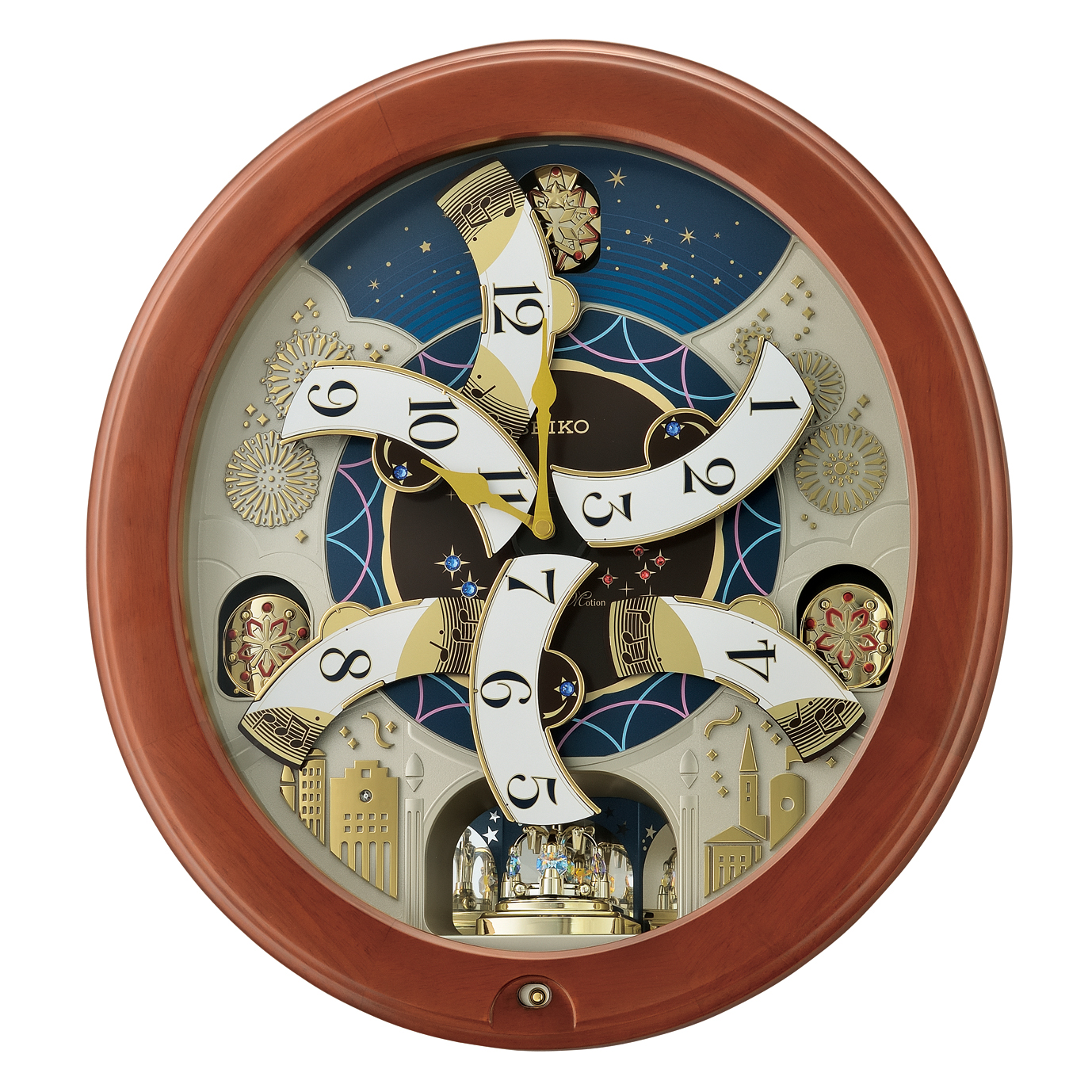 Seiko Melodies in Motion Westminster Chime Wall Clock | Seiko Clocks ...