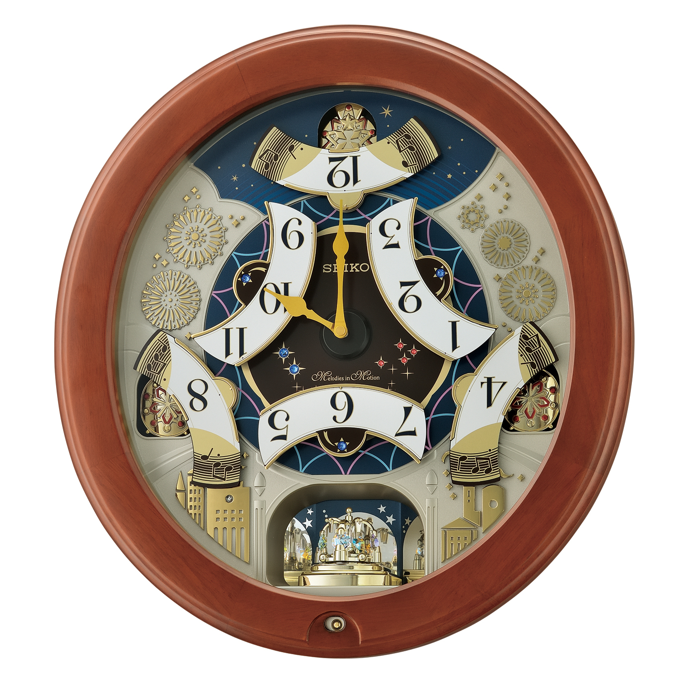 Seiko Melodies in Motion Westminster Chime Wall Clock | Seiko Clocks ...
