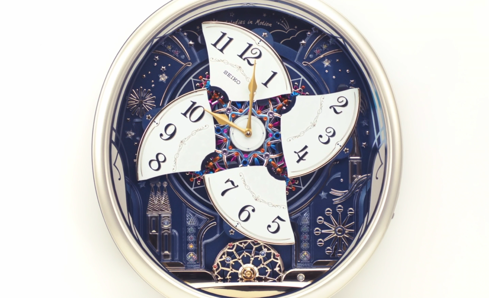 Seiko Melodies in Motion Sparkling LED Wall Clock | Seiko Clocks | The ...
