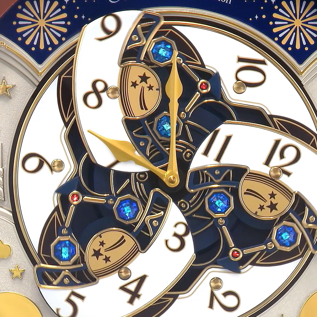 Seiko Melodies in Motion Rotating Pendulum Wall Clock | Seiko Clocks ...