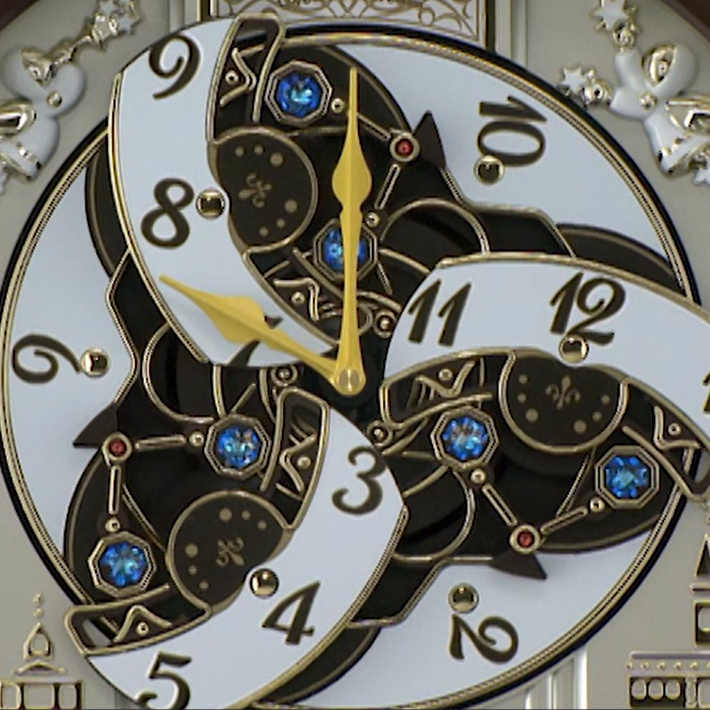 Seiko Melodies in Motion Rotating Pendulum Wall Clock | Seiko Clocks ...