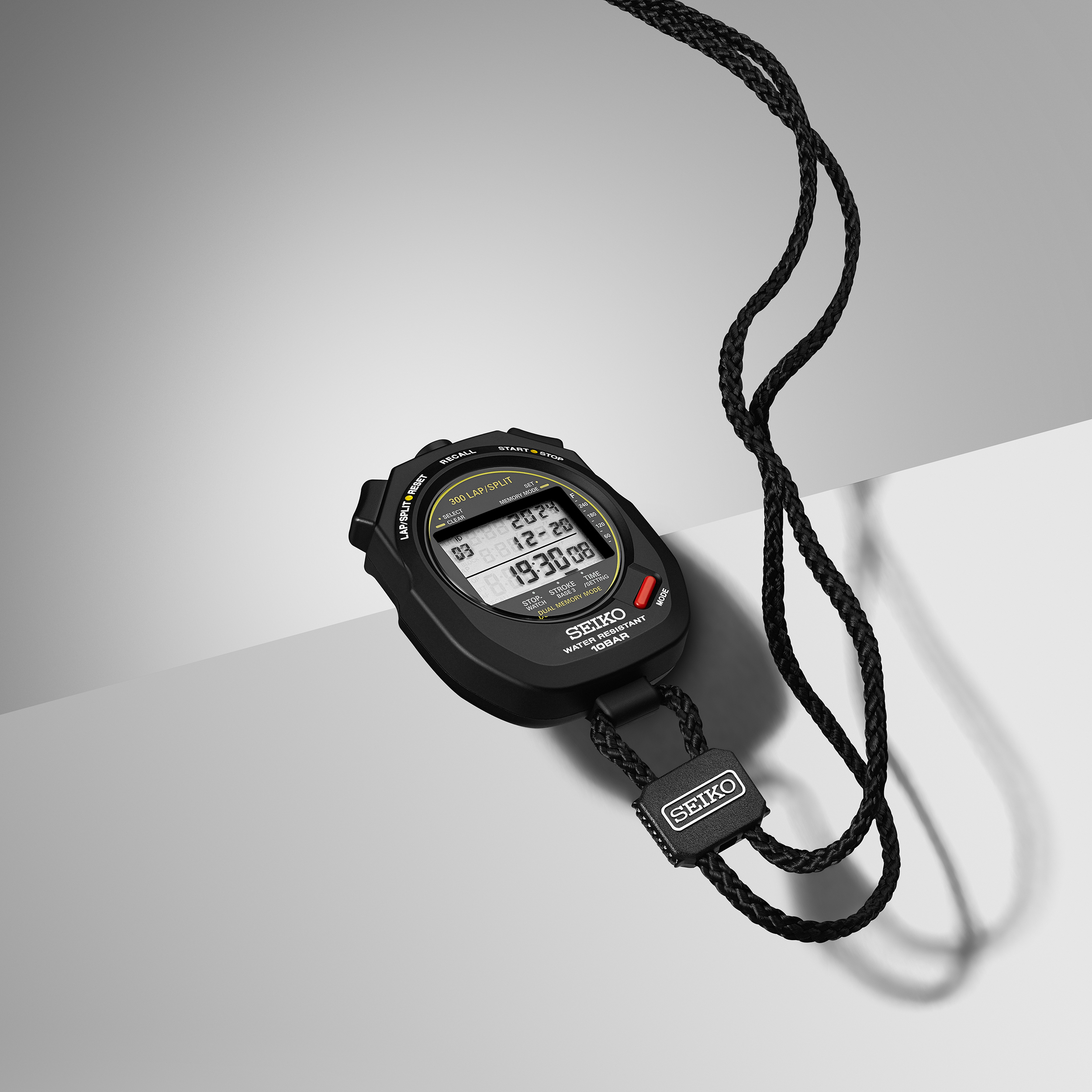 Seiko Digital Swimming/Rowing Stopwatch with stroke and frequency ...