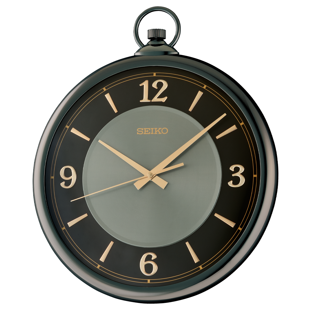 Seiko Retro Pocket Watch Wall Clock | Seiko Clocks | The Official UK ...