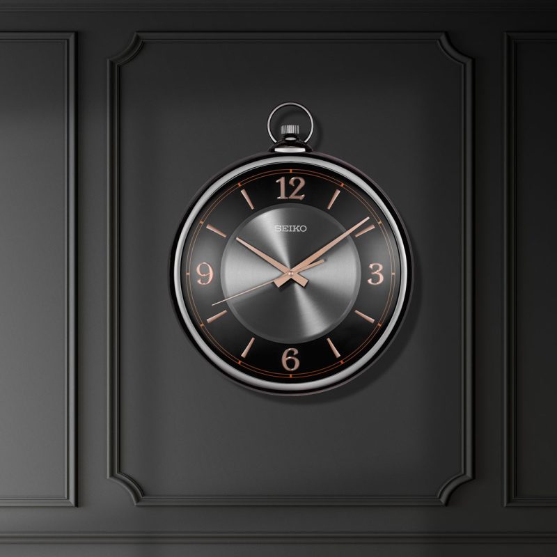 Seiko Retro Pocket Watch Wall Clock | Seiko Clocks Official UK Online Store
